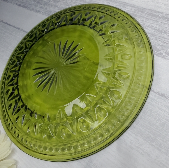 Indiana Glass | Dining | Vintage Indiana Glass Co Colony Green Park ...